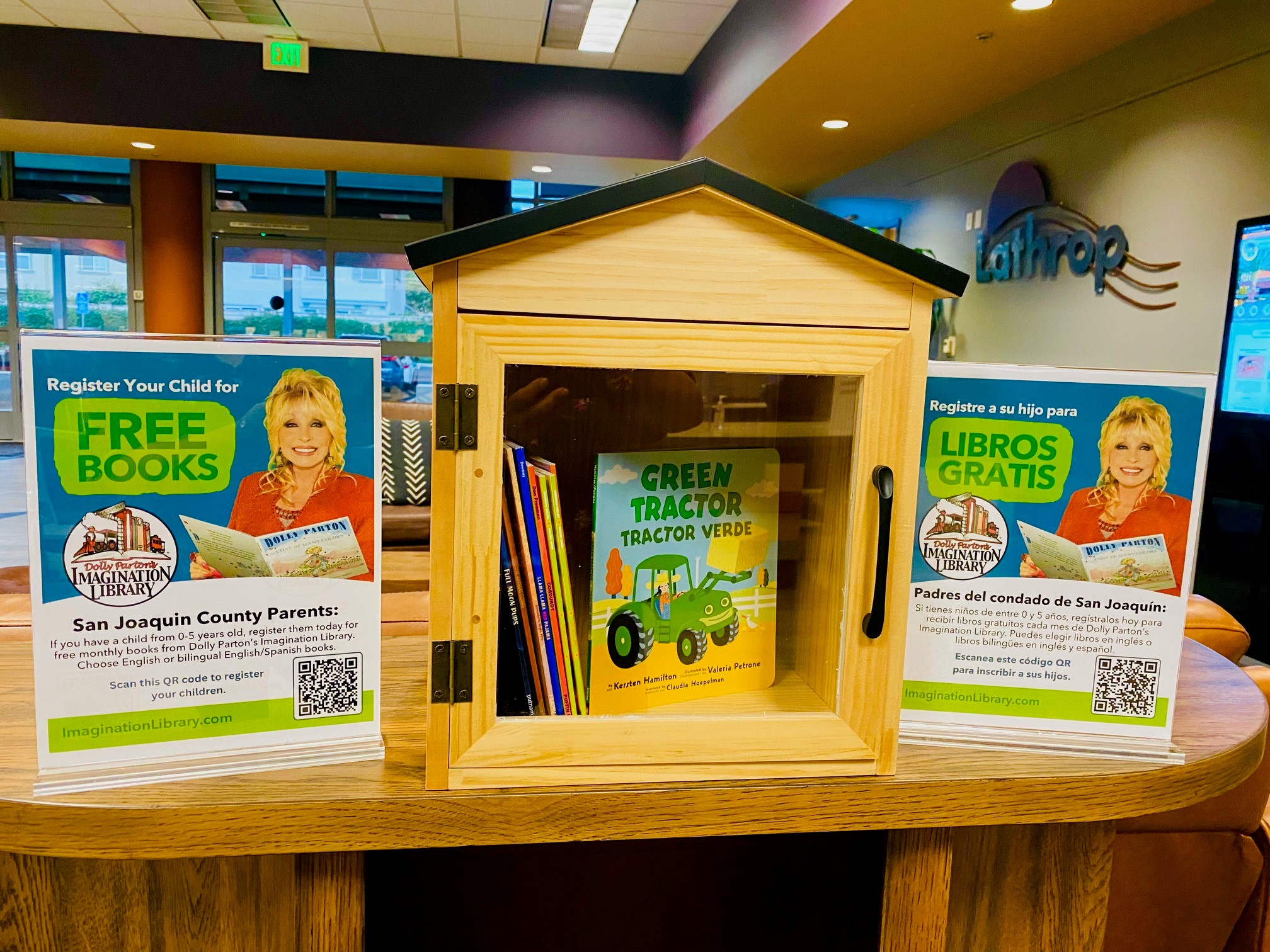 Dolly Parton's Imaginary Library Display at Lathrop City Hall | City of ...