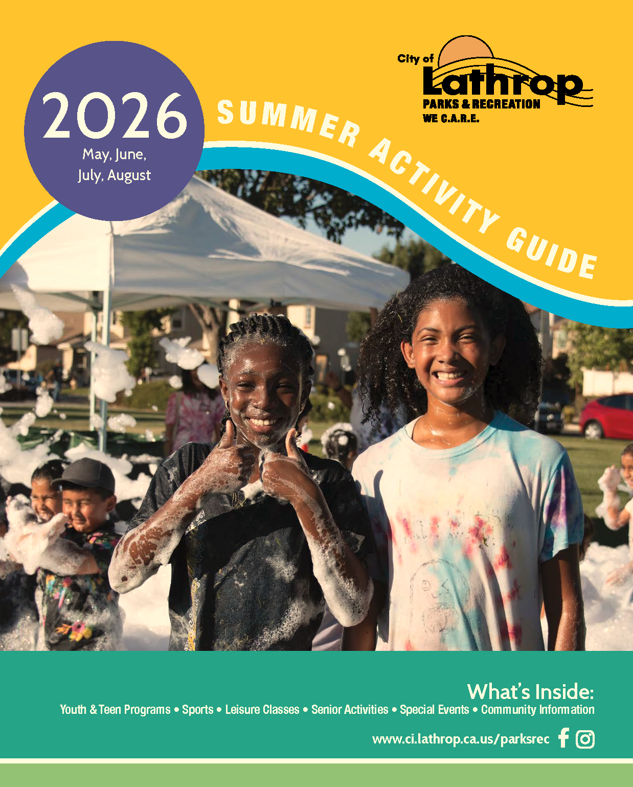 Summer 2026 Activity Guide | City of Lathrop CA